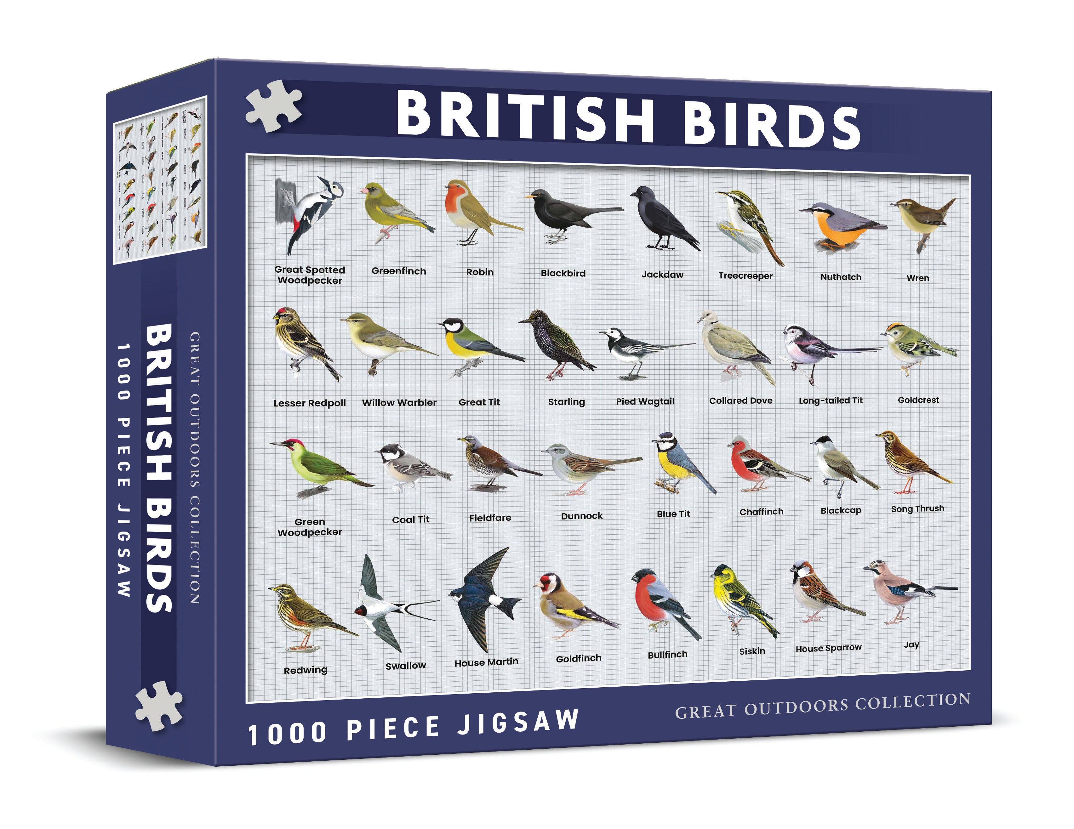 British Birds 1000 Piece Jigsaw – DEXC