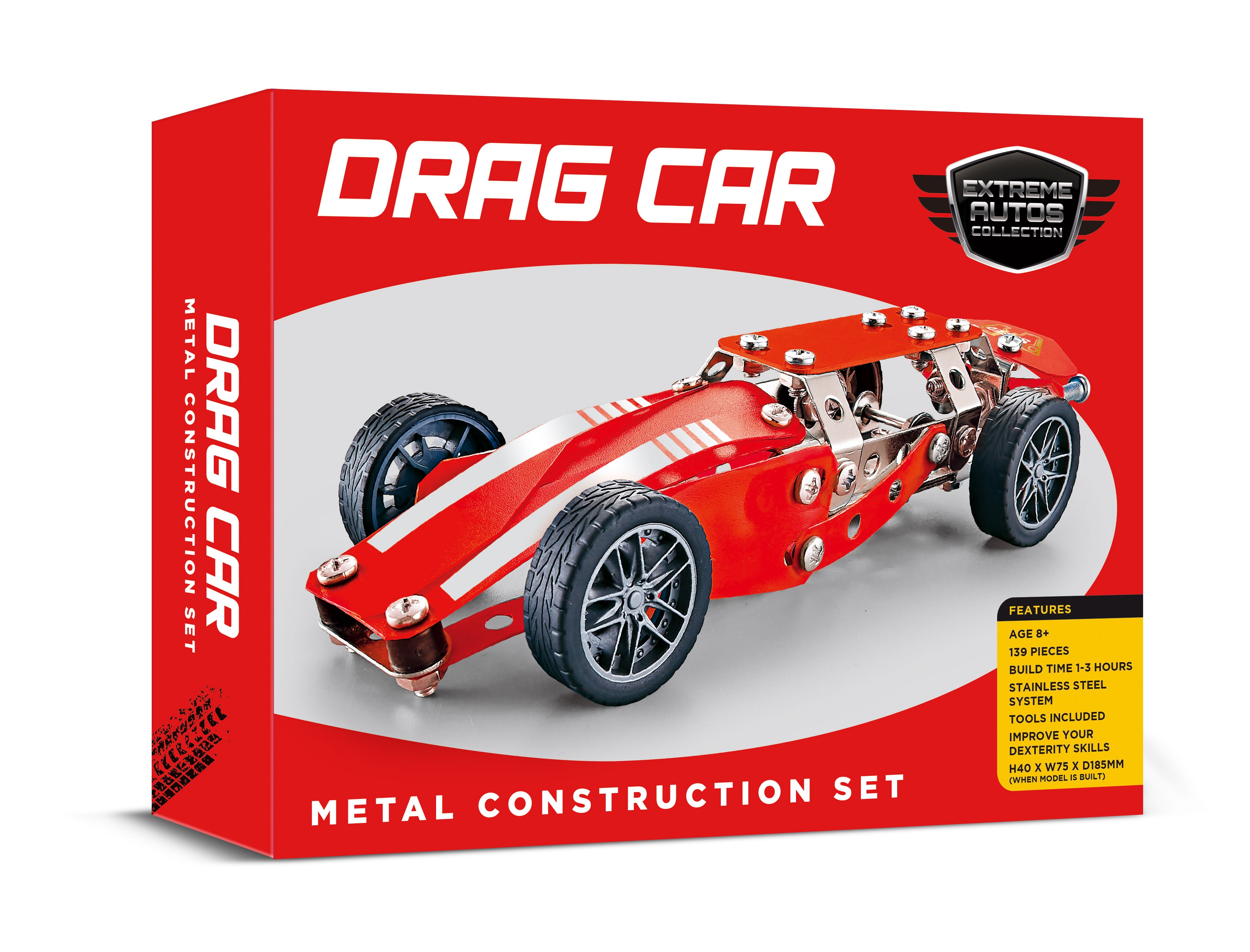 Drag Car Racer Metal Construction Set – DEXC
